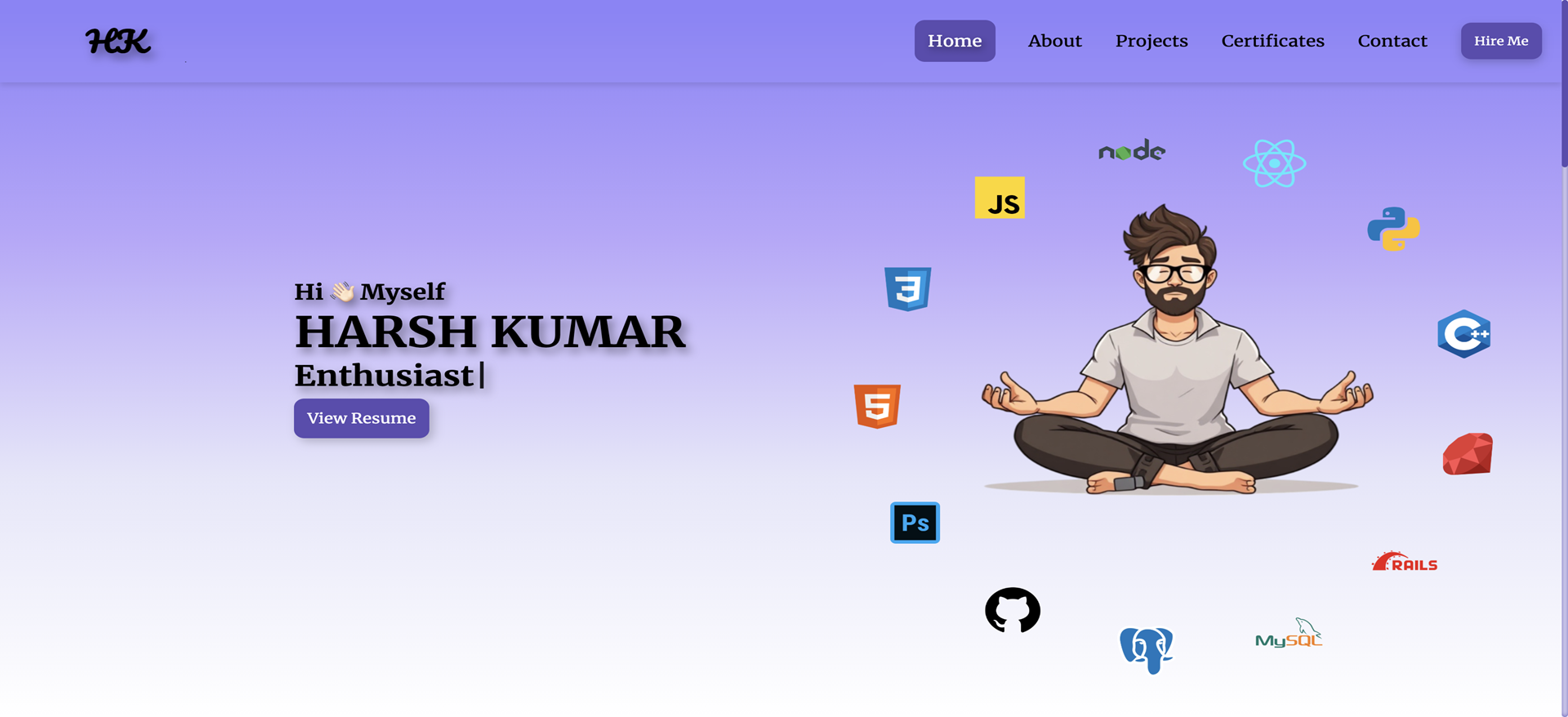 HARSH KUMAR | Portfolio